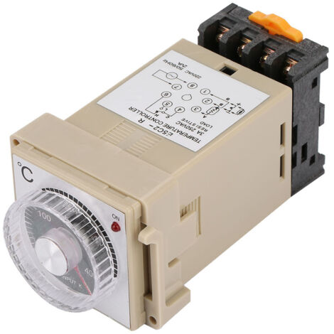 Contrôleur de température analogique à cadran E5C2-R, instrument de ...