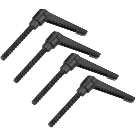 4 boutons de machine en métal, poignée de fixation réglable, filetage ...