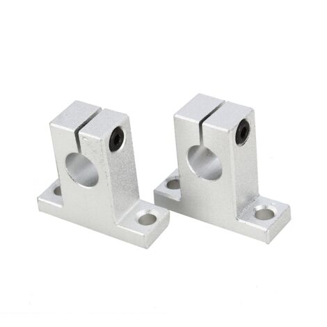 2 supports de rail linéaire SK12 pour axe optique vertical