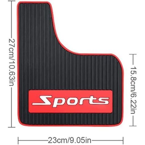 2 Pieces Car Mudguard Universal Rubber Mudguard Soft Crash-Free Front ...