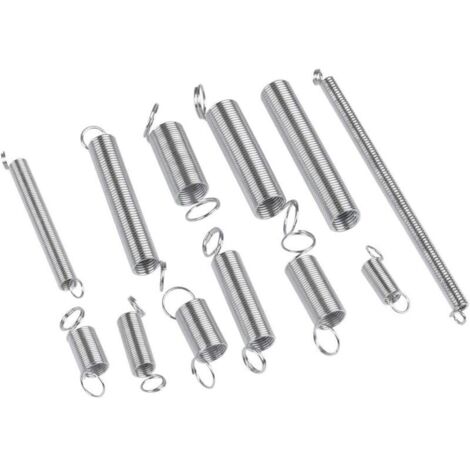 Druck- und Zugfedern-Sortiment, Metall-Stahlfeder-Sortiment-Hardware ...