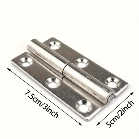 Lot de 4 Charnières à Levier en Acier Inoxydable 3" – Gauche et Droite ...