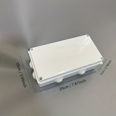 Boîte de Jonction Électrique en ABS Résistant – Coffret Transparent ...