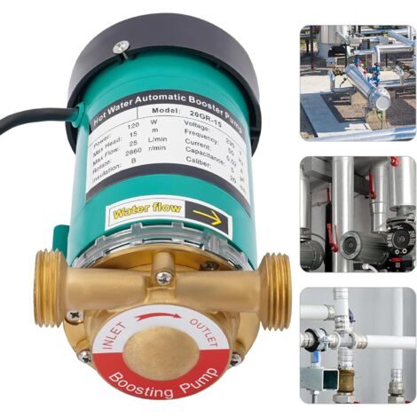 Pompe de booster 120W contrôle automatique du débit d'eau 2860r / min ...