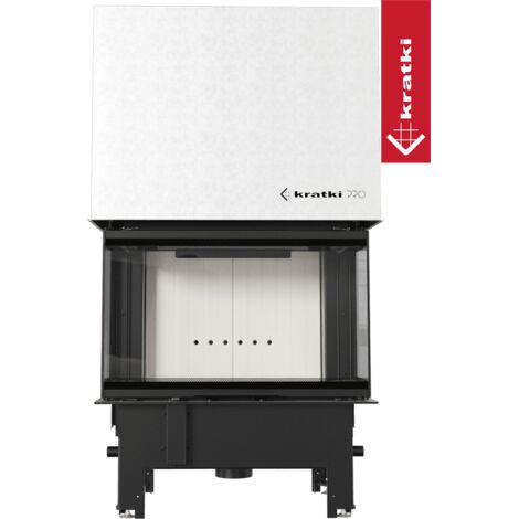 Kamineinsatz KRATKI REGNOR 500/500 7 kW Ø 200 3 seiten glas mit Türfeder