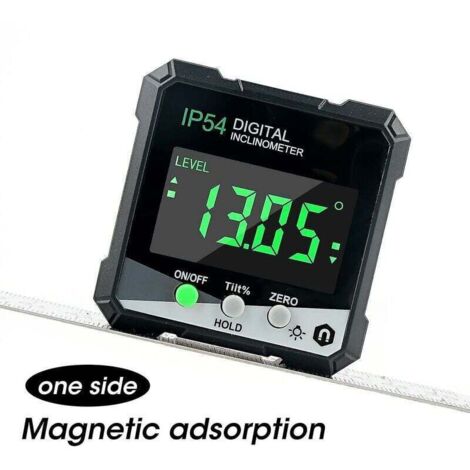 Détecteur d'angle numérique, rapporteur/jauge d'angle avec écran LCD ...