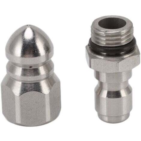 Jeffergarden G1/4 Inch Stainless Steel High Pressure Washer Drain Sewer ...