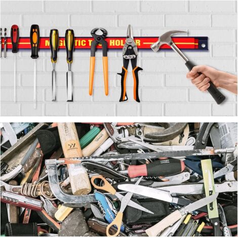 GIANTEX 12 x 46 cm Magnetic Strip Tool Strong Magnetic Tool Holder Wall ...