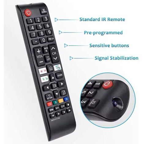 Universelle Fernbedienung für Samsung Fernseher, kompatibel mit allen ...