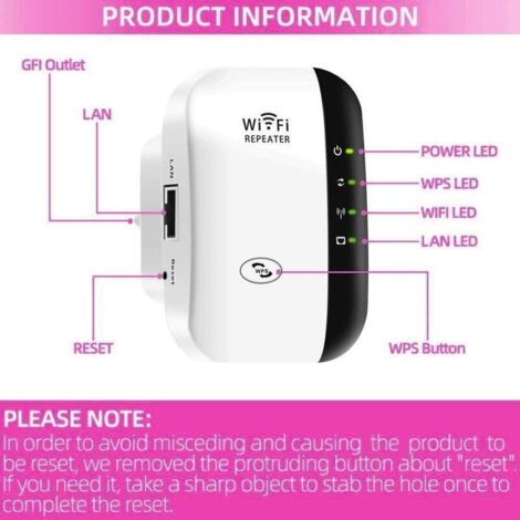 Der 300M Wireless Access Point (AP) Signalverstärker des WiFi-Repeaters ...