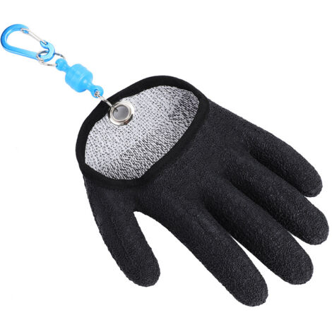 Gant de pêche en caoutchouc antidérapant pour main gauche ou droite ...