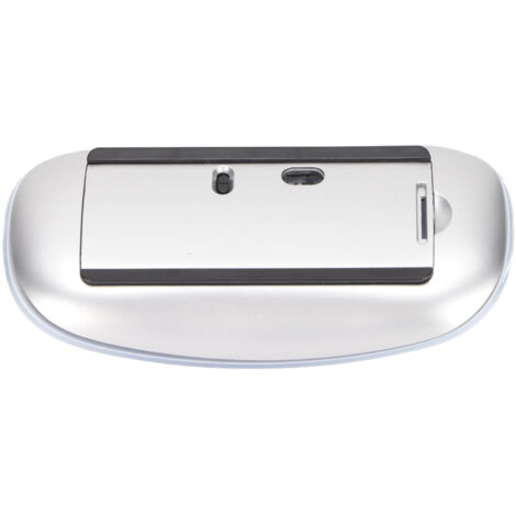 Souris sans fil ultra-fine, légère, 2,4 GHz, bouton silencieux ...