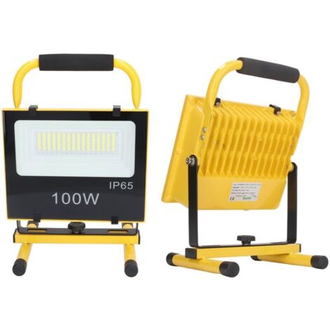 Lampe de chantier rechargeable Carmdering 100W pour travaux en ...