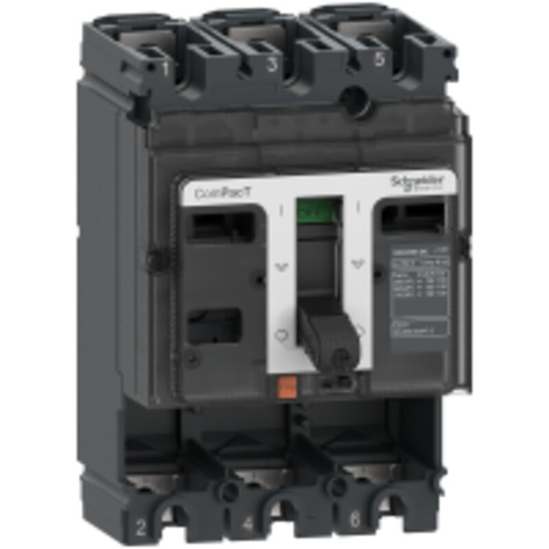 Circuit breaker basic frame, ComPacT NSX100F DC, 36kA/750VDC, 3 poles ...