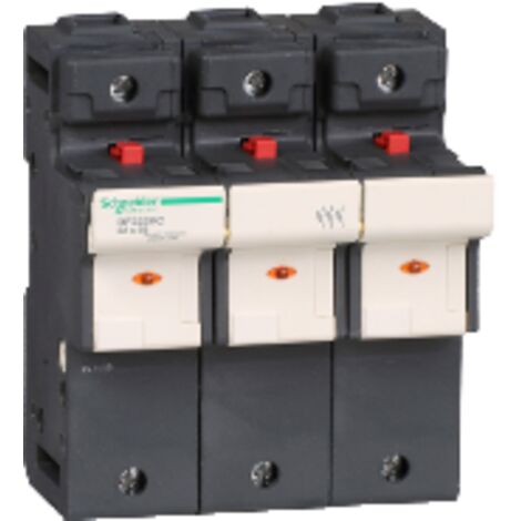 Portafusibile TeSys DF 125A - fusibile 22x58 3P con LED - DF223VC