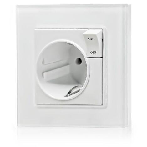 Socket with switch, socket with wall switch, recessed power socket ...