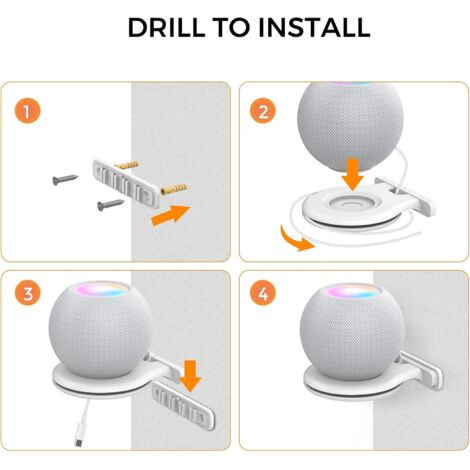 Compatible with Apple HomePod Mini Holder Wall Mount Stand Accessories ...