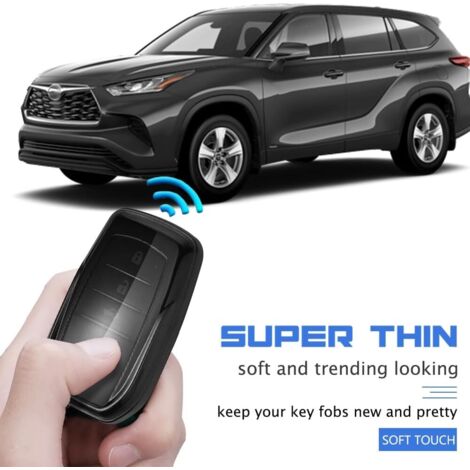 Coque de clé de voiture Toyota Camry 2019-2025 Land Cruiser Sienna ...