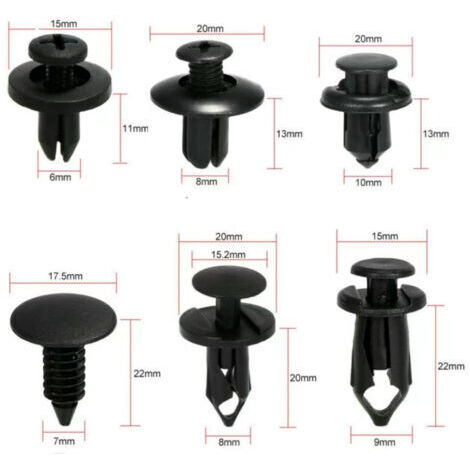 190 Piece Automotive Retaining Clips and Fastener Removers - 6 Most ...