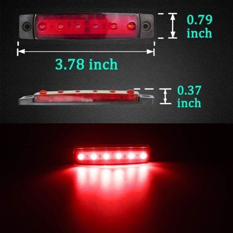 Lot de 10 feux de roche à LED, feux de garde-boue à LED, feux de ...