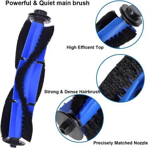 2 brosses de Rechange pour Eufy 11S MAX/15CMAX/30CMAX/G30 EDGE/G10 ...