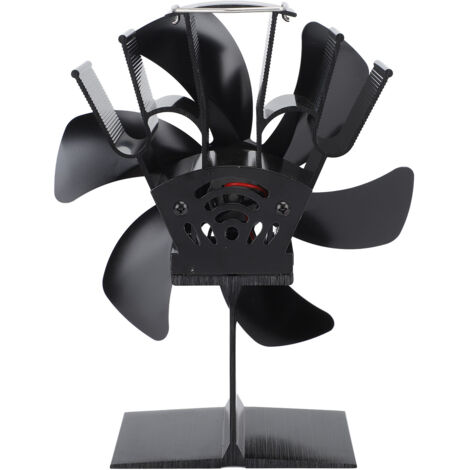 Ventilatore verticale per stufa a 6 pale, alimentato a calore, maniglia ...