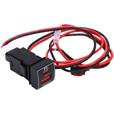 Spina di ricarica per auto di tipo C, ricarica rapida QC3.0 PD3.0 ...