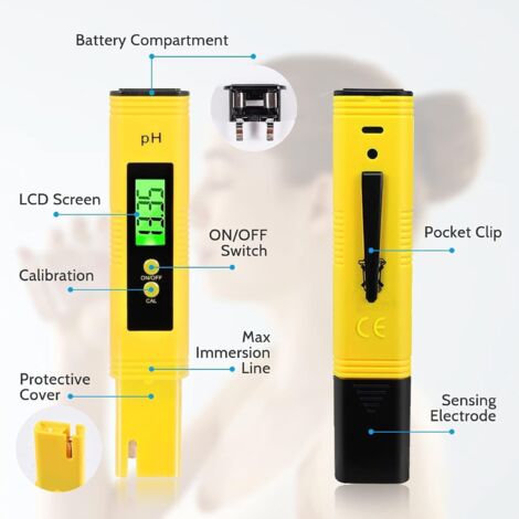 Digital PH Meter, Electronic PH Meter PH Meter Professional PH Meter ...