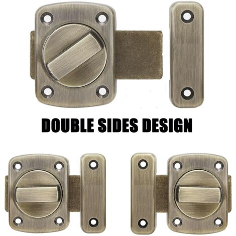 Loquet verrou de porte de salle de bain de fenêtre de cabinet pivotant ...