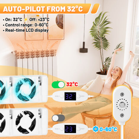 TolleTour Set triplo amplificatore per radiatori Cinque fori di ...