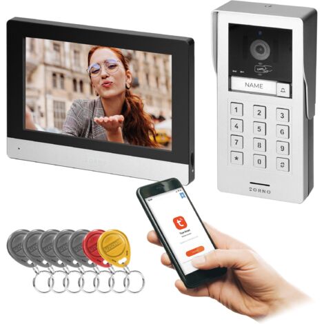 GAYD Video-Gegensprechanlage, Wi-Fi Tuya Smart, Scrambler, Full HD 8"