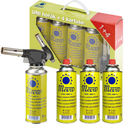 Creme Brulle 1 kW Universal-Gasbrenner-SET für die Gastronomie