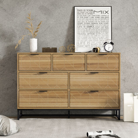 La commode de table moderne - commode (noyer) ,Bibliothèque