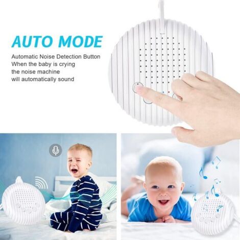 Machine à bruit blanc pour bébé - 10 sons apaisants, mini modèle ...
