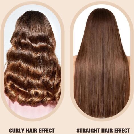 Mini fer styler - Sans fil, 2-en-1 fer à lisser et à friser, Mini ...