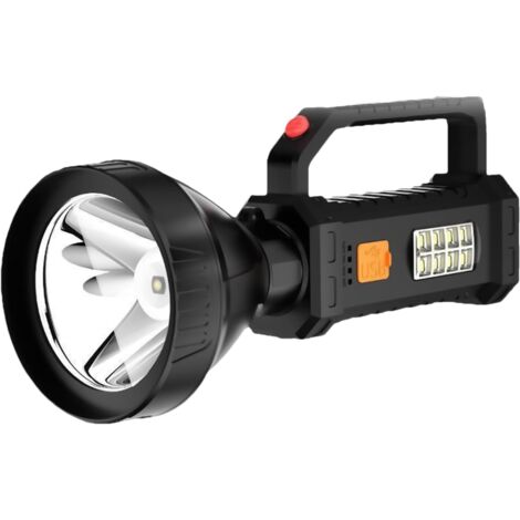 Lampe torche - Torche solaire - LED rechargeable Torche flash Lumière ...