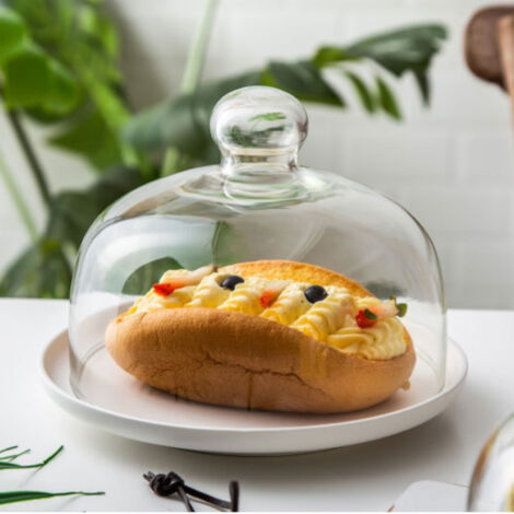 Cake glass cover food cover cake cover glass cover lead-free food grade ...