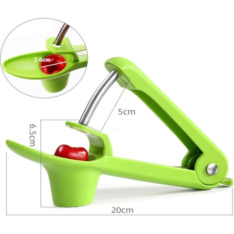 Deshuesador de cerezas, con base de silicona suave y tallo de acero ...