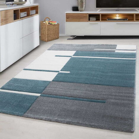 Ayyildiz Tapis Moderne - Géométrique - Abstrait Design - Tapis Flottant ...