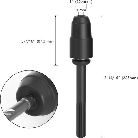 SDS Max auf SDS Plus Adapter – Edelstahl – Adapter zur Verwendung mit ...
