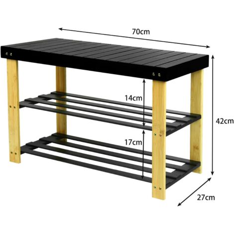 Waterproof Outdoor Shoe Cabinet, Wooden Shoe Rack, Shoe Rack, Tall and ...