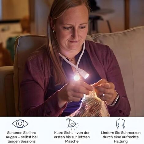 Lumi Crealis Lampe de lecture LED rechargeable par USB avec 3 couleurs ...