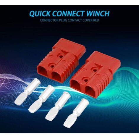 Fiches de Connexion Rapide, 2 pièces 175A 600V Batterie Connecteurs de ...
