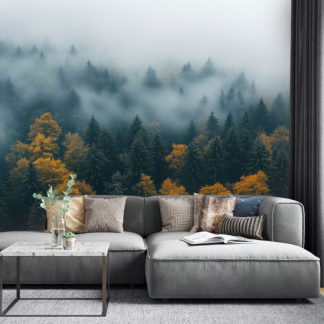 Wunderbar Fototapete Wald Nebel Ebenbild
