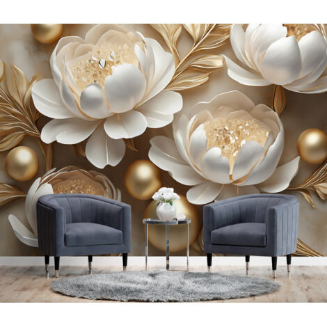 Spannende Fototapete Schlafzimmer 3d Blumen Fotos