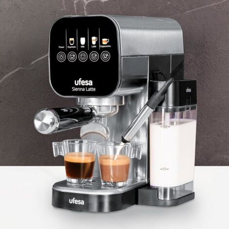 Machine à espresso - UFESA - Sienna Latte - 20 bars - Écran tactile ...