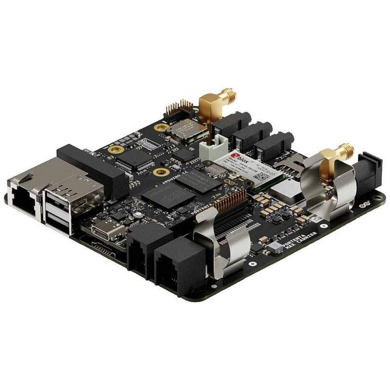 Arduino Portenta Max Carrier soporte de módulos industrial robusto