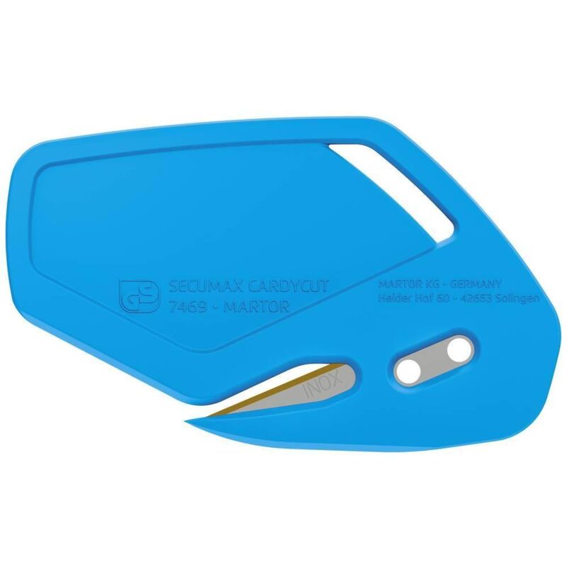 Martor SECUMAX Cardycut cuchillo de seguridad azul compacto