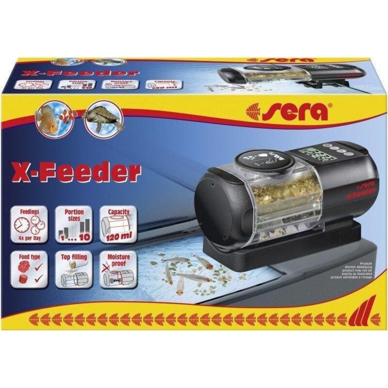 Sera X Feeder distribuidor automático de alimento para acuario 120 ml