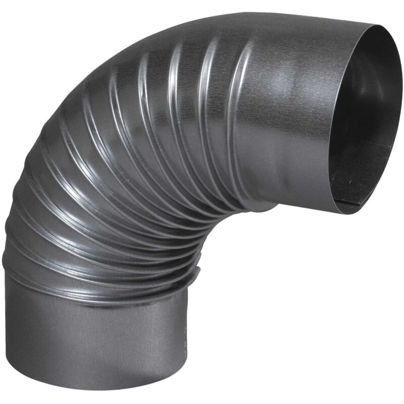 Codo de Aluminio 90° Durable y Ligero 125 mm